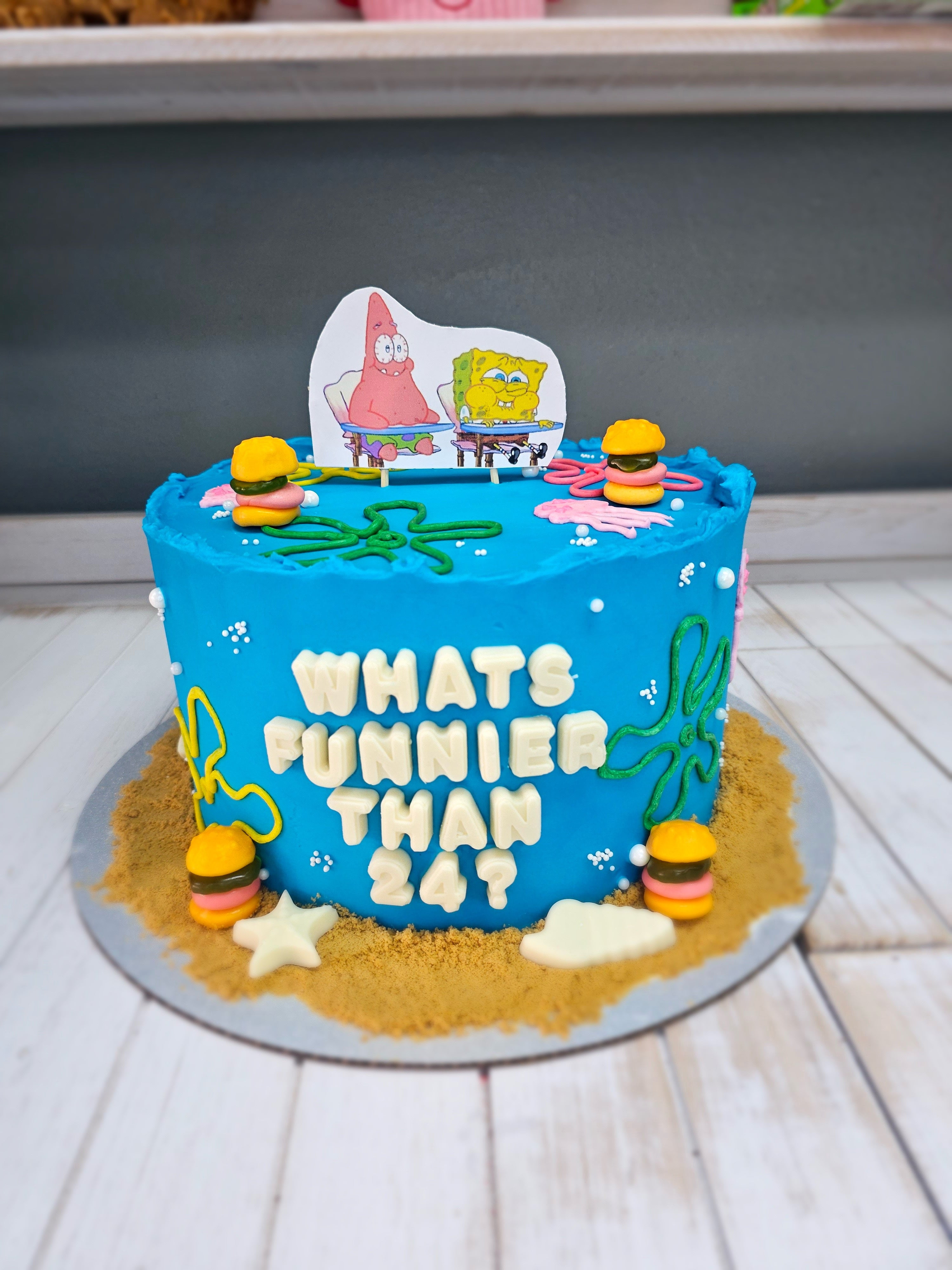 spongebob cake